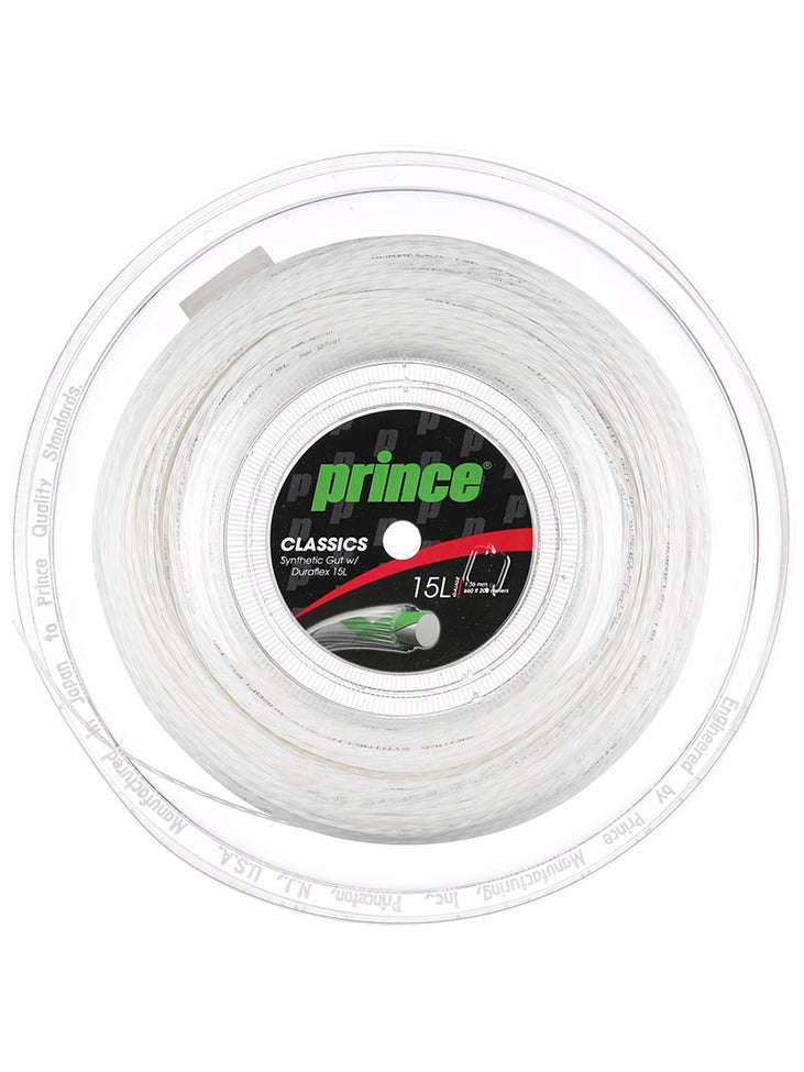 Prince Synthetic Gut Duraflex 15L String Reel - 660' | Pickleball Warehouse