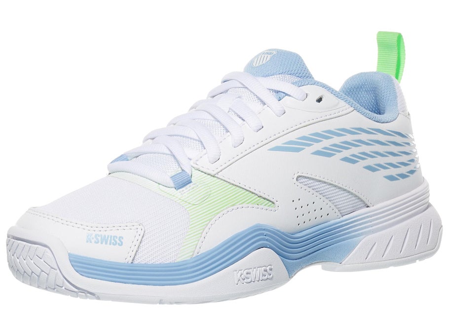 KSwiss Speedex White/Blue/Green Women's Shoes | Pickleball Warehouse